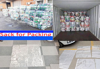 Sack for Used Clothes Packing | Nick Baler Machinery