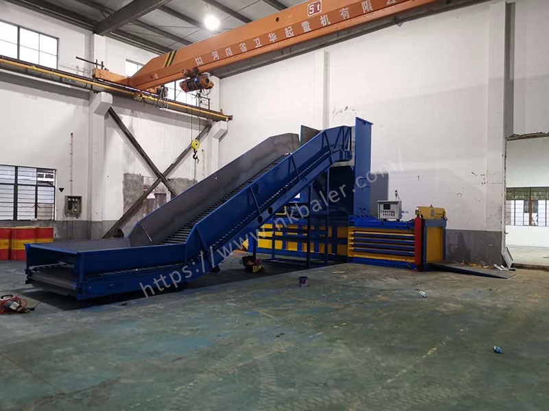 PET Bottle Closed End Baler | Nick Baler Machinery