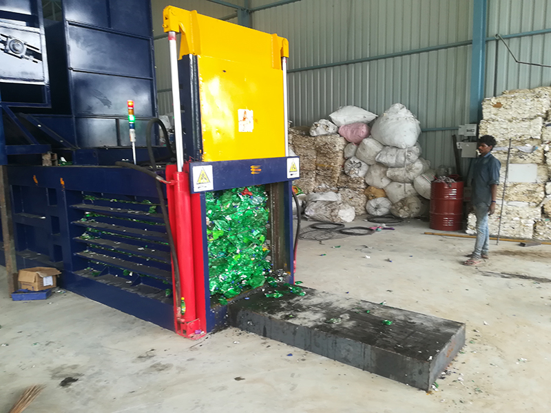 Industrial Plastic Bottle Baling System | Nick Baler Machinery