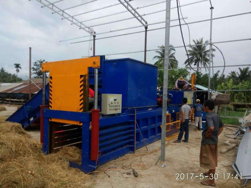 Rice Straw Horizontal Baling Machine | Nick Baler Machinery