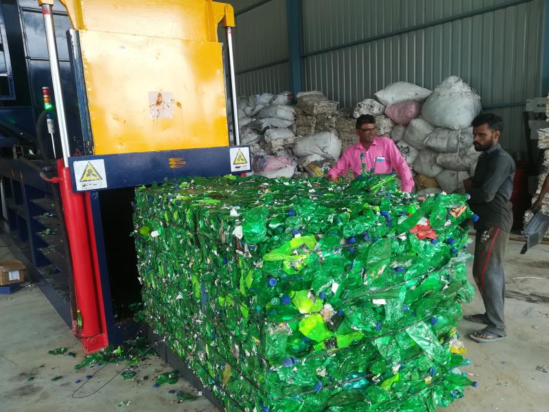 Plastic Bottle Compression Baler | Nick Baler Machinery