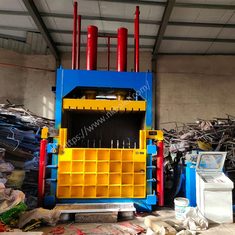 Scrap Aluminum Plate Hydraulic Balers Machine | Nick Baler Machinery