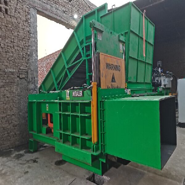 lifting door with automatic tie horizontal baler | Nick Baler Machinery