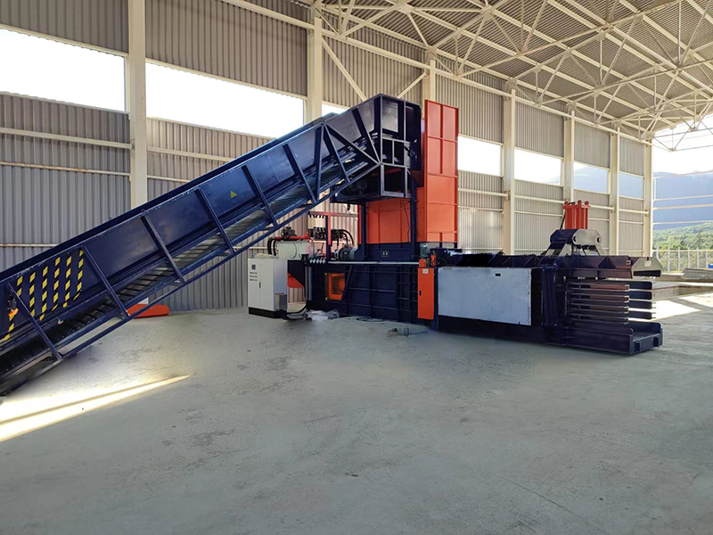 MSW Automatic Baler RDF Baling Press | Nick Baler Machinery